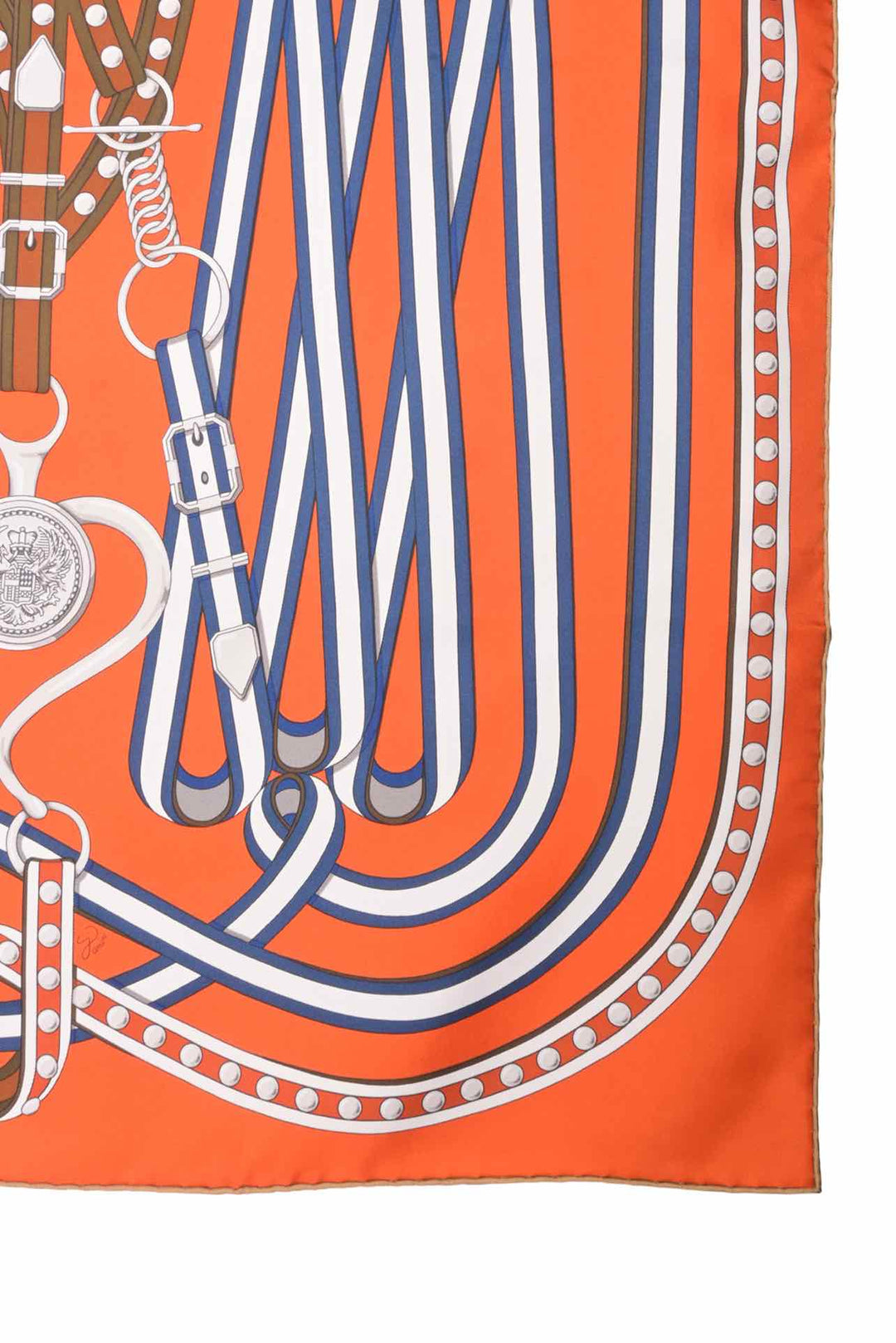 Hermes Grand Tralala Silk Twill Square Scarf - Luxury Used Designer ...