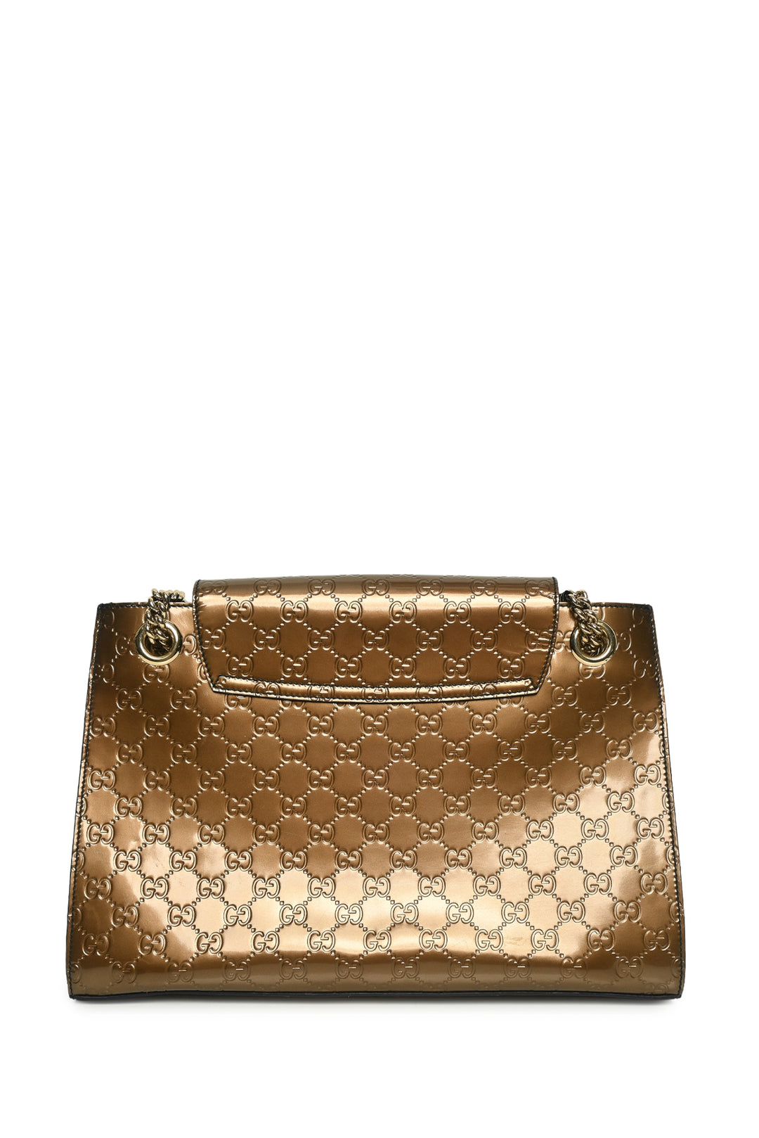 Gucci Guccissima Patent Emily Chain Shoulder Bag – Turnabout Luxury Resale