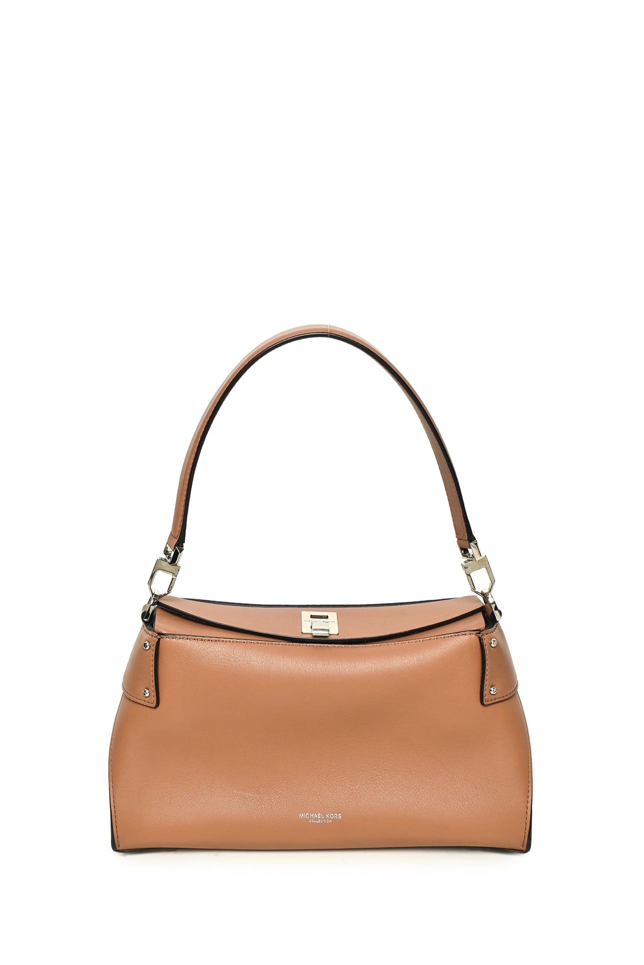 Michael Kors Collection Medium Miranda Top Lock Shoulder Bag - Luxury ...