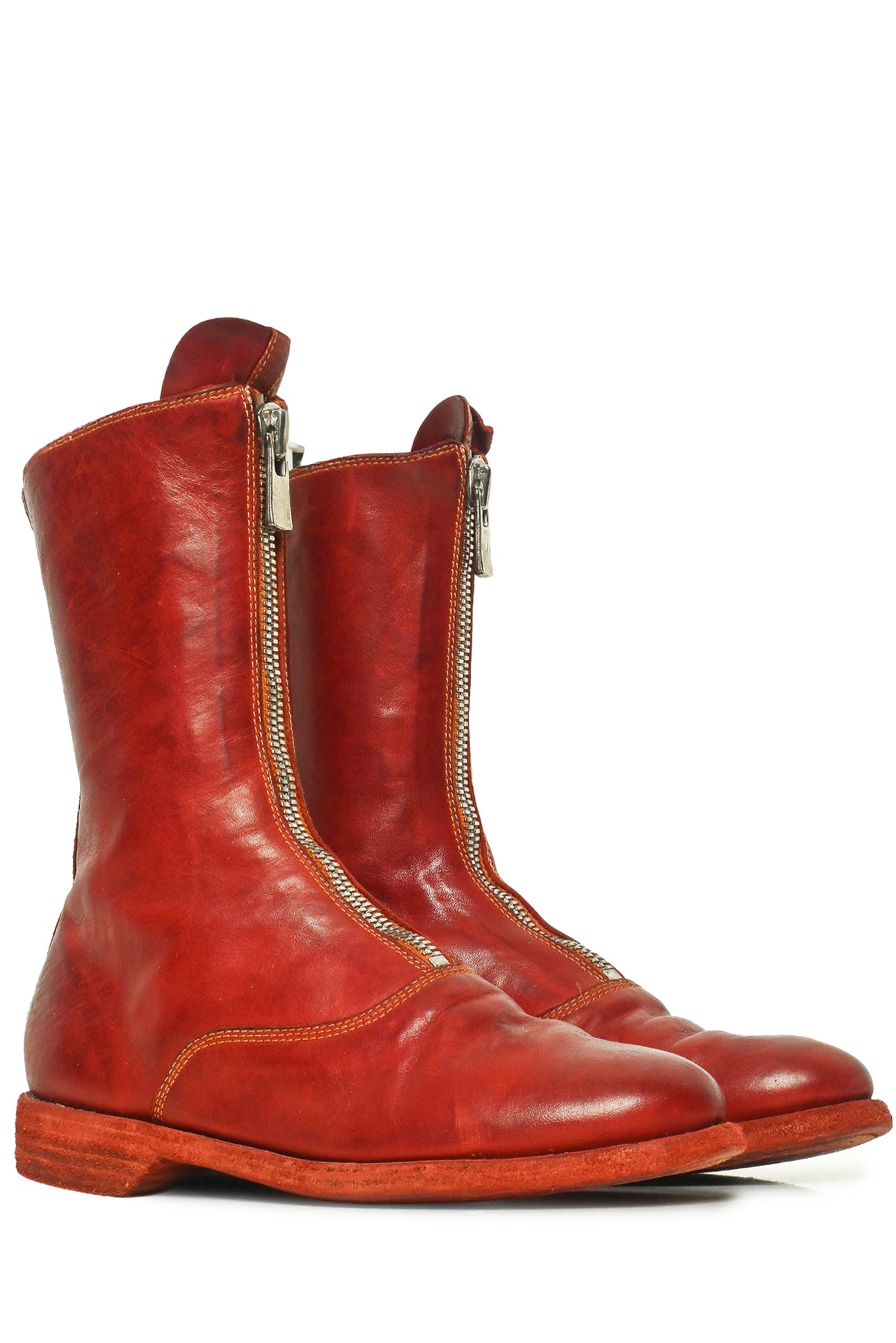 GUIDI Size 35 310 Front Zip Boots - Luxury Used Designer Footwear ...