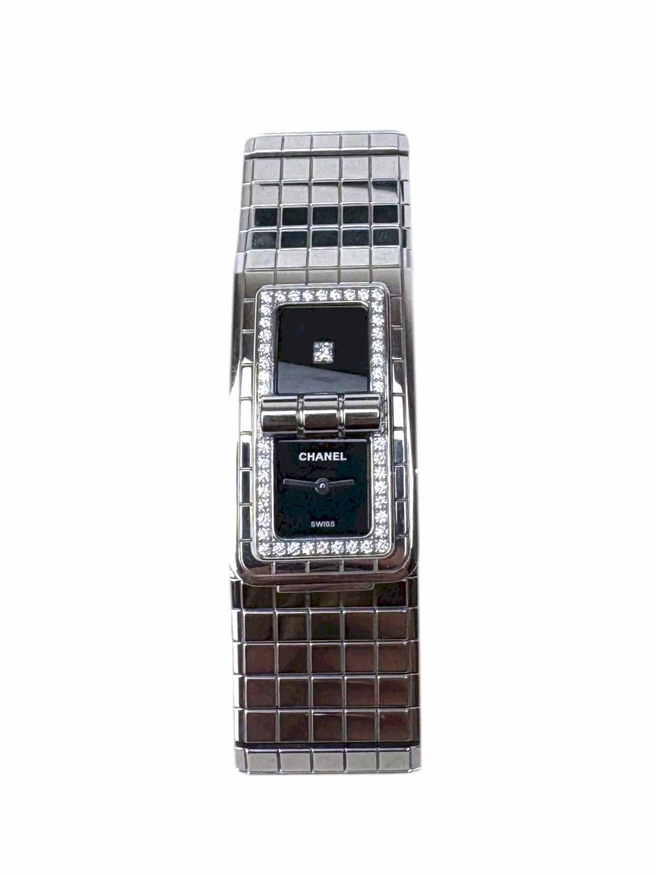 Chanel Code Coco Diamond Encrusted Stainless Steel Watches - Luxury ...