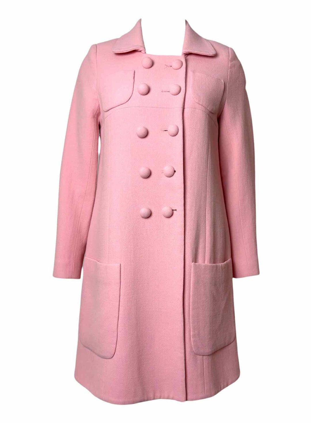 Smythe Pink Wool Size 8 Coat - Luxury Used Designer Outerwear ...