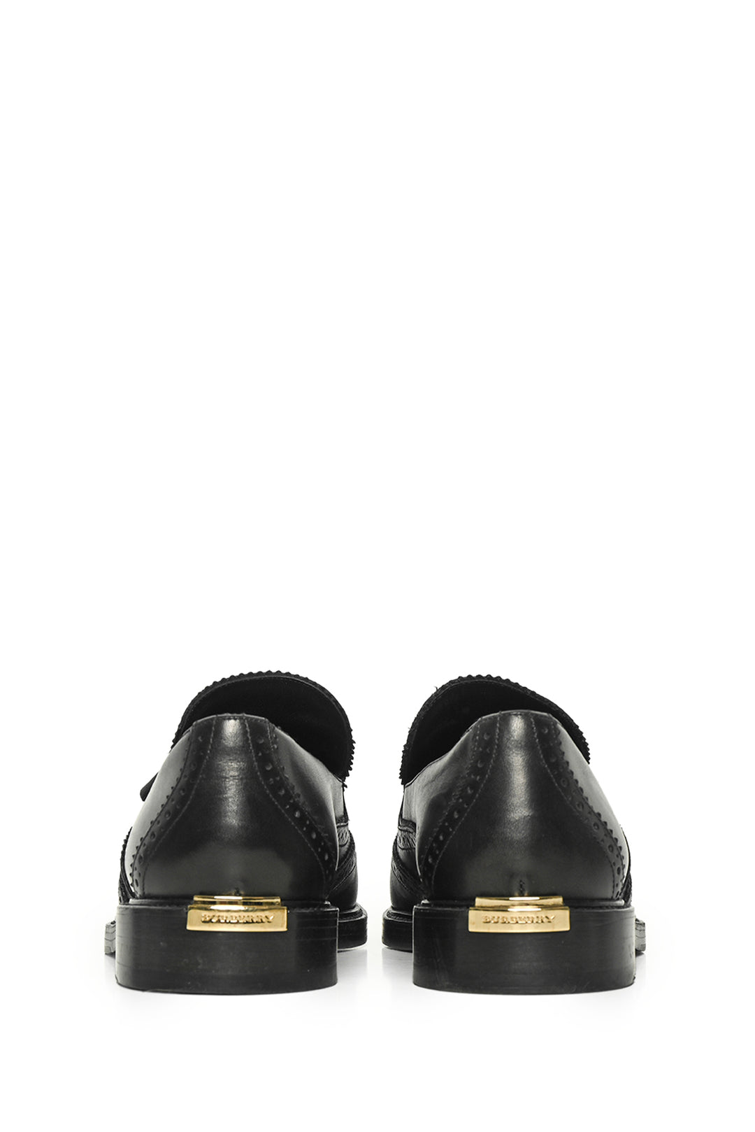 Burberry Size 40 Tassel Detail Brogue Oxford Loafers - Luxury Used ...