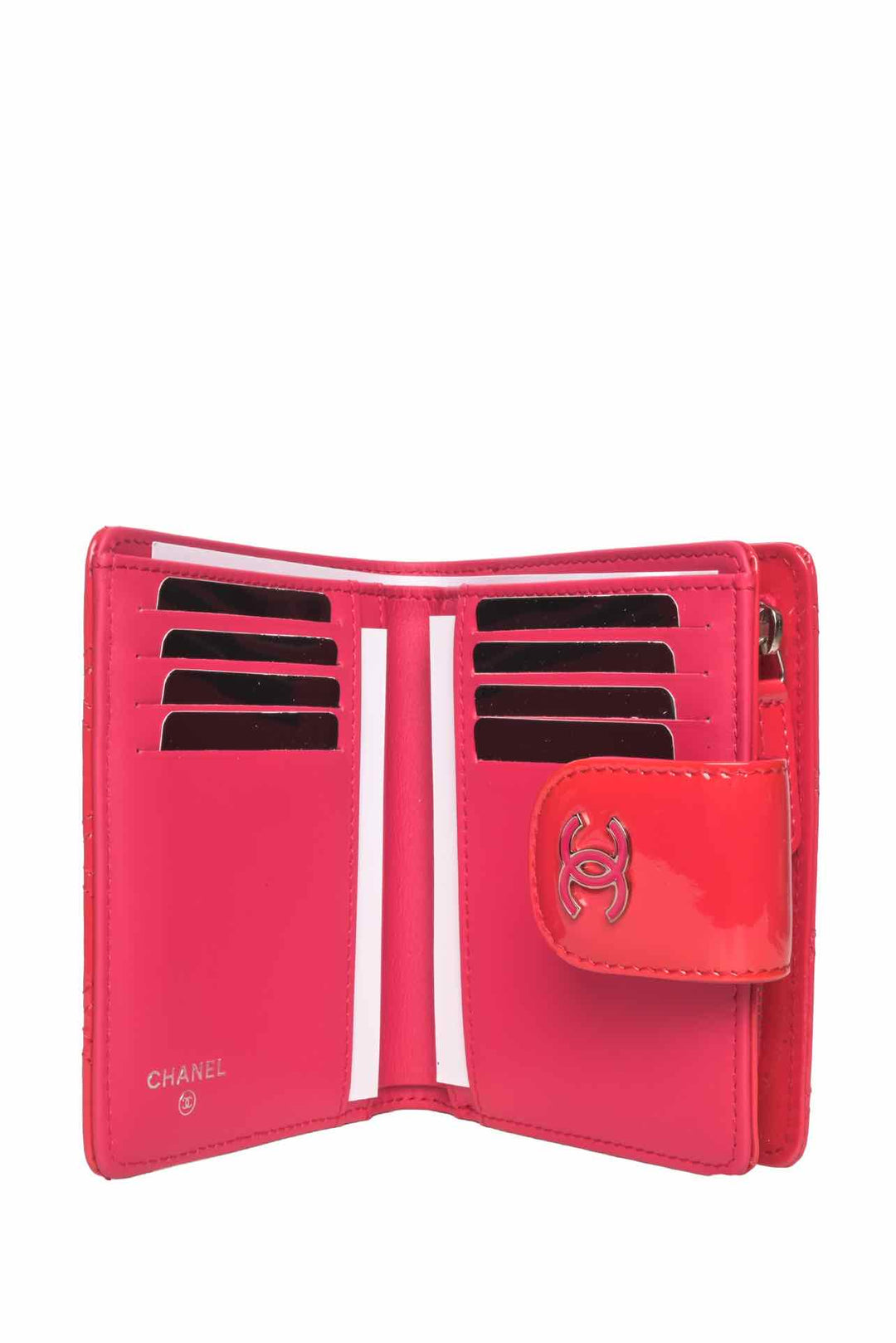 Chanel 2014-2015 Quilted Compact Wallet - Luxury Used Designer Women's ...