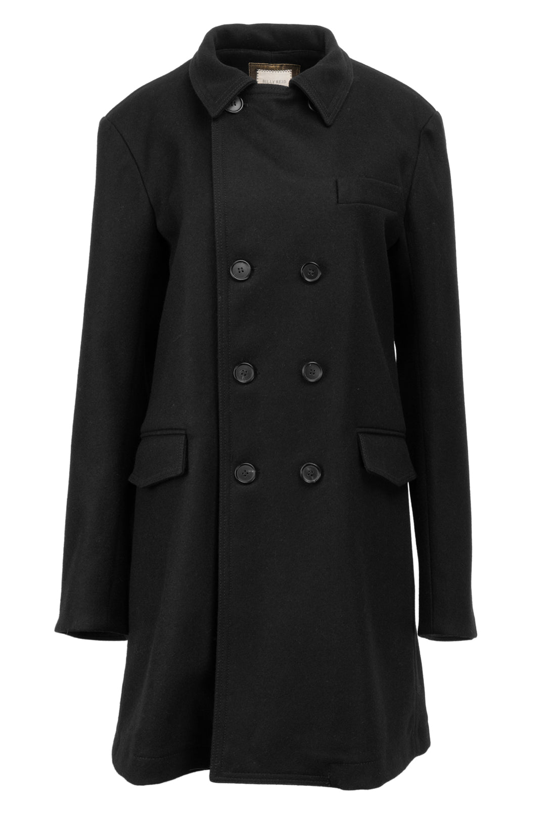 Billy Reid Size M Men's Double Breasted Wool Coat - Luxury Used ...