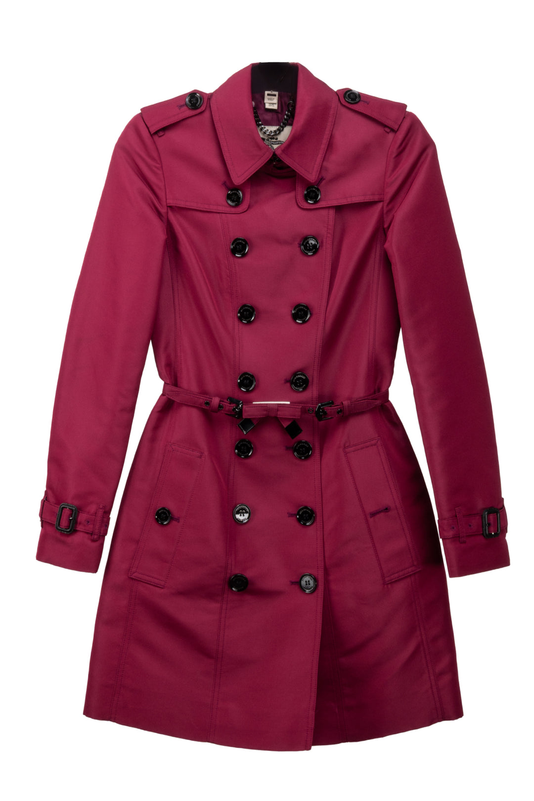 Burberry London Size 2 Double Breasted Trench Coat – Turnabout Luxury ...