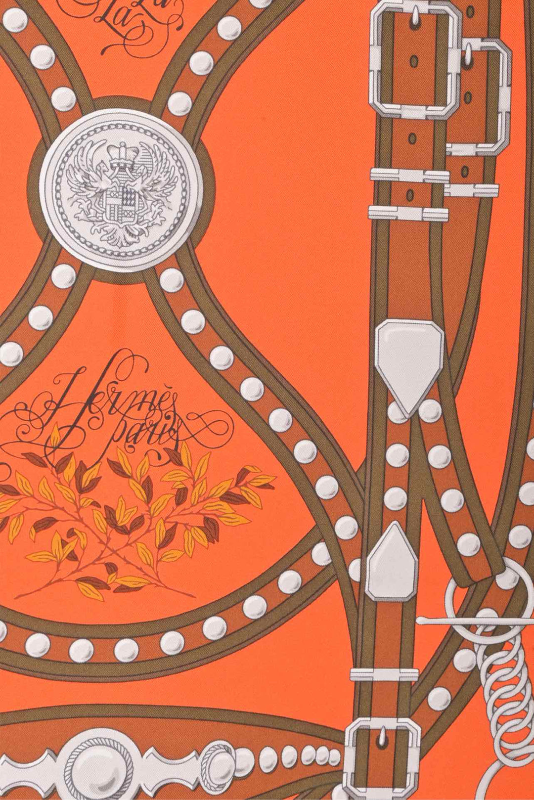 Hermes Grand Tralala Silk Twill Square Scarf - Luxury Used Designer ...