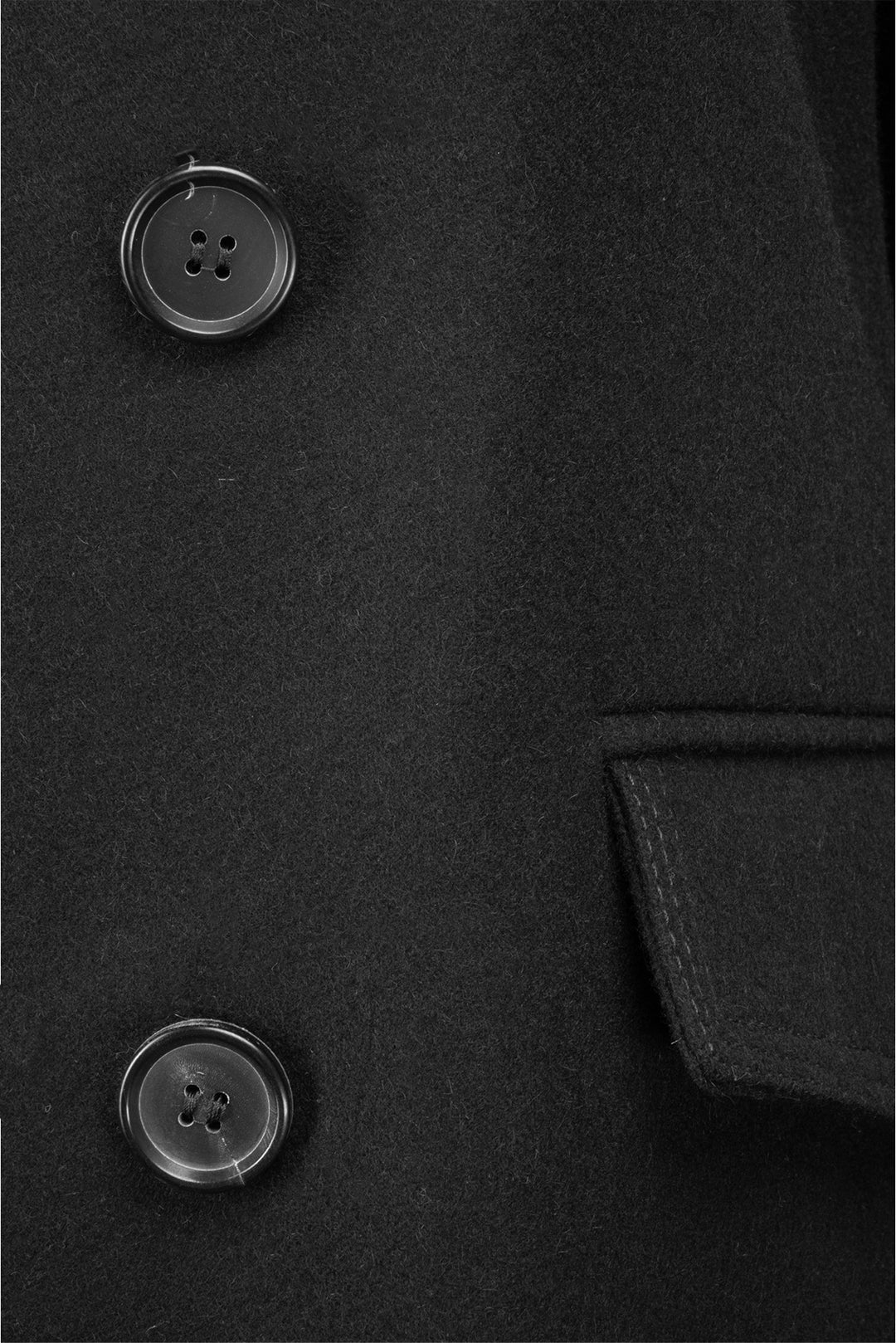 Billy Reid Size M Men's Double Breasted Wool Coat - Luxury Used ...